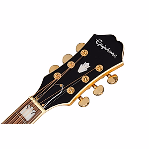 Epiphone J200 EC Studio Acoustic Electric Solid Top, Vintage Natural