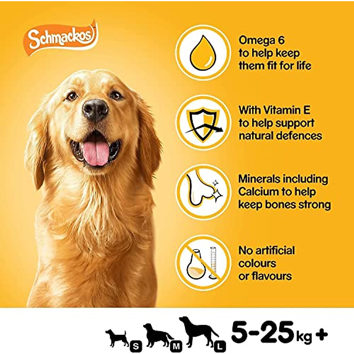 Pedigree Schmackos - Dog Treats Meat Variety, 110 Strips
