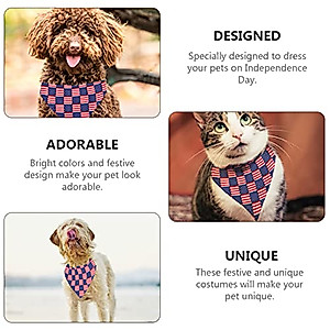 ABOOFAN 4th of July 4th of July pet Headband Holiday Dog Bandana Patriotic pet Costume Pet Costume Anmerican
