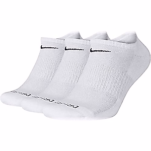 Nike Everyday Plus Cushion Crew 3 Pack Socks White/Black SX6889-100 (Medium)