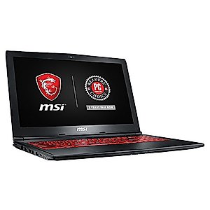 MSI GL62M 7REX-1896US 15.6" Full HD Gaming Laptop Computer Quad Core i7-7700HQ, GeForce GTX 1050Ti 4G Graphics, 8GB DRAM, 128GB SSD + 1TB Hard Drive, Steelseries Red Backlit Keyboard