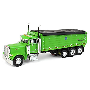 DCP Products 1/64 Lime Green Peterbilt 379 w/ Tri-axle MAC Dump Body 60-1341