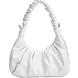 NIUEIMEE ZHOU Small Shoulder Bag for Women Classic Clutch Trendy Tote HandBag Crossbody Purse with Zipper Closure
