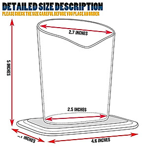 BVYA Eye Glass Holder Stands, Candy Sweet Color Eyeglasses Holder with Plush Lining for Table, Desk, Nightstand