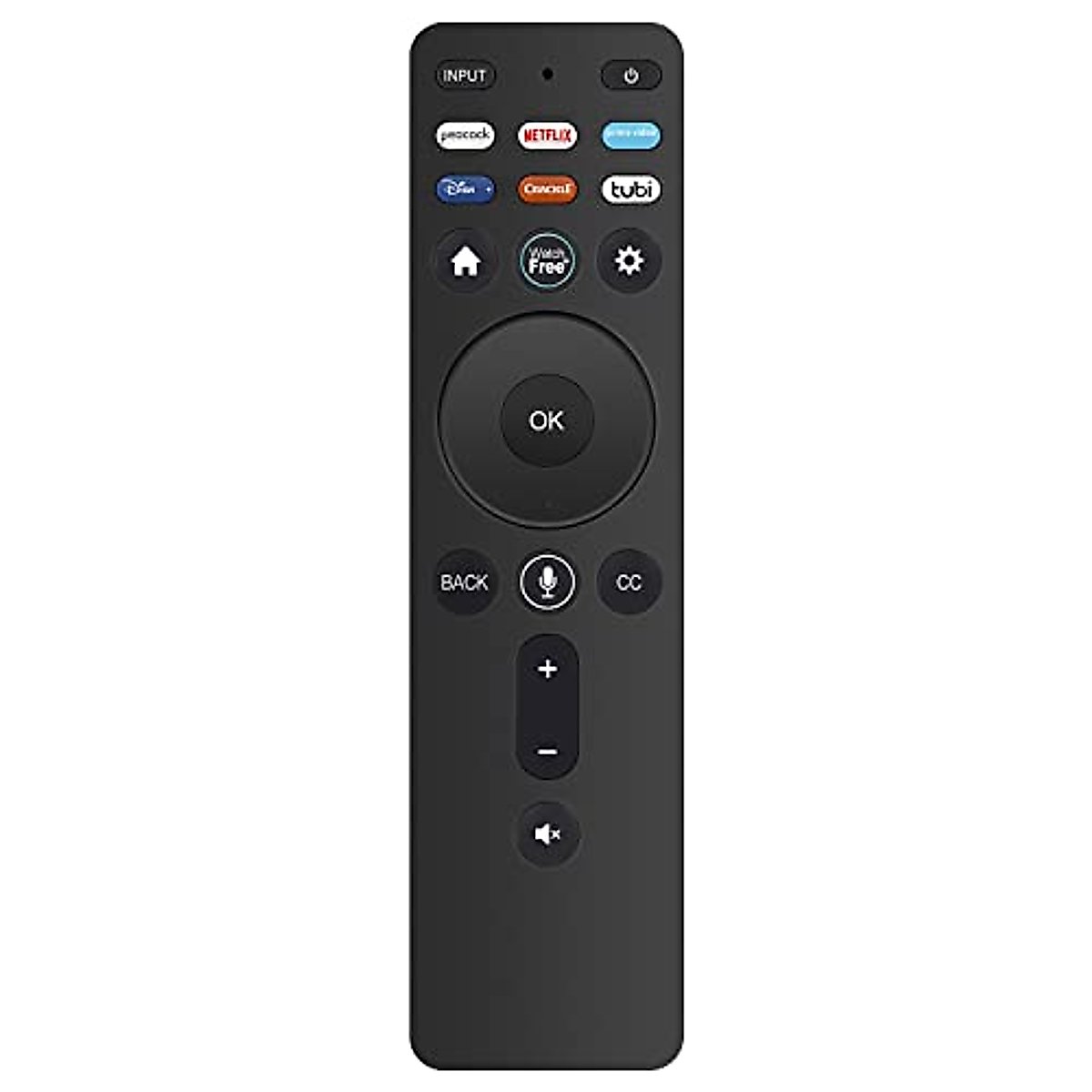 New Replacement Voice Remote Control XRT260 fit for Vizio V-Series and M-Series 4K HDR Smart TV with Shortcut App Keys Peacock Netflix PrimeVideo Disney+ Crackle TUBI Watchfree （Version 2）