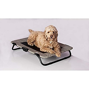 Lifestyle Pet Cot Elevated Bed, No Assembly Required, Premium Tear Resistant Cooling Mesh, Indoor & Outdoor, Lightweight & Portable, 3 Models, 2 Colors