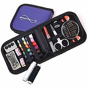 Craftlab Best Mini Sewing Kit with Sewing Survival Ebook, 78 Emergency Accessories For Home, Travel, Emergency
