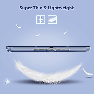 Gahwa iPad 9.7 Case 2018 iPad 6th Generation/ 2017 iPad 5th Generation/iPad Air 2/iPad Air Case - Ultra Slim Lightweight Stand Case with Auto Wake/Sleep Slim Smart Cover for iPad 9.7 Inch(Lavender)