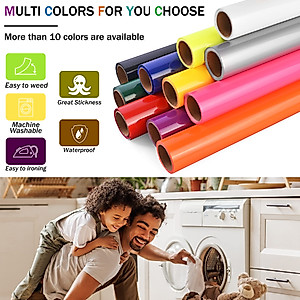 3D Puff Vinyl Heat Transfer for T-Shirts, 12" x6ft 3D Puff HTV Iron on Vinyl, 3D Puff Vinyl Heat Transfer HTV for Heat Press Clothing White Christmas Gifts