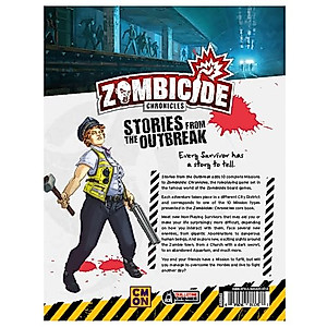 CMON Zombicide Chronicles: Stories from The Outbreak Mission Compendium - 10 Exciting Pre-Made Adventures! Cooperative Strategy Game, Ages 14+, 2+ Players, 30+ Min Playtime, Made by CMON