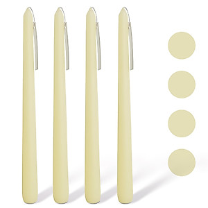 Vanilla Cream Scented Taper Candles Aroma Candle Stick Smokeless Candle Long Candles Wax Colored Tapered Candles for Wedding Festive Home Decor Party