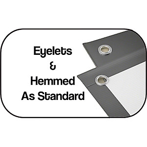 BANNER BUZZ MAKE IT VISIBLE Merry Christmas Banner, Heavy Duty 11 Oz Vinyl, Christmas Santa Holiday Decor Sign, Metal Grommets & Hemmed Edges, Perfect for Indoor Outdoor Decor (8' X 3')