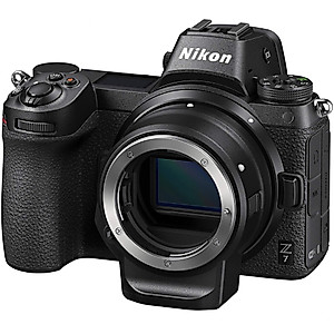 Nikon Z7 45.7MP FX-Format Full-Frame 4K Mirrorless Camera (Body) with FTZ Mount Adapter for NIKKOR F-Mount Lenses (Renewed)