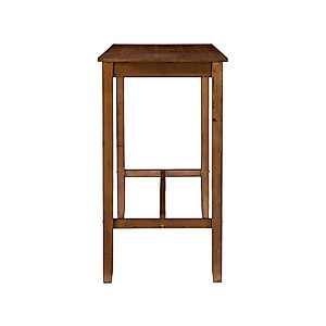 Linon 42 inch Height Pub Claridge Table, Rustic Brown Bar