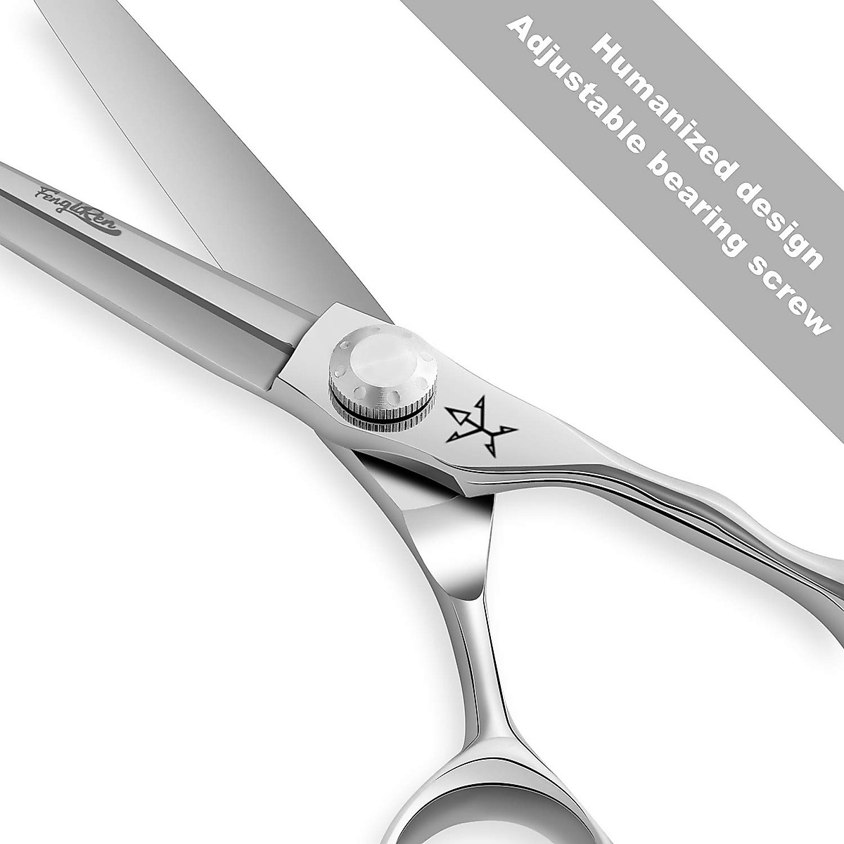 Fengliren High-end Professional Extremely Very Sharp Barber Hair Cutting Scissors Hairdresser Shears For Hair 6.5 Inch Haircut Scissor Made Of Stainless Steel Alloy For Hairdressing Salon and Home Use