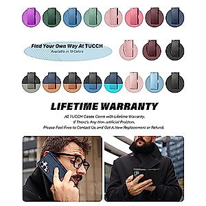 TUCCH Wallet Case for Galaxy S23 Ultra 5G, [TPU Shockproof Interior Case] Kickstand [RFID Blocking] Card Slot, Magnetic PU Leather Folio Cover Compatible with Galaxy S23 Ultra 5G 6.8-Inch 2023, Black