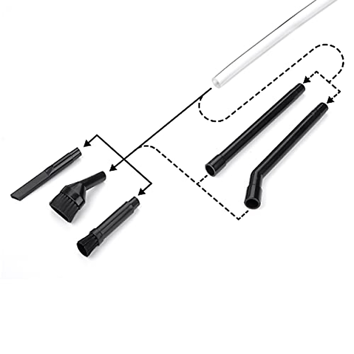 Shop-Vac 9191500 Pellet Stove Cleaning Kit, Poly Pro Plastic Construction, 5 Nozzles, (1-Set)