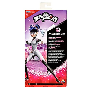 Miraculous Ladybug and Cat Noir Toys Multimouse Fashion Doll | Articulated 26 cm Multimouse Doll with Accessories Kwami | Bandai Dolls
