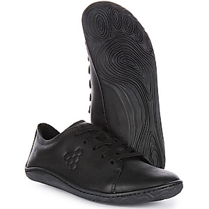 Vivobarefoot Addis L Women's Ergonomic Design Natural Comfo Sneakers (Black, Size 9)