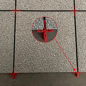 Outdoor Brick leveling Spacers DIY 5/8-Inch Tile Spacers for Slab Spacers 50 pieces/package Red Brick install Leveling Tool Joint Crosses Building Products Material 15mm x 6mm