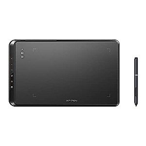 XPPen 8X5 Inch Graphics Drawing Tablet Star05 V2 Wireless 2.4G Digital Drawing Tablet with 8192 Pressure Battery-Free Stylus & Touch Hot Keys Compatible with Window/Mac