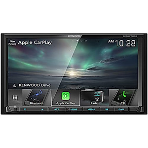 Kenwood DMX7706S 6.95" Digital Media Receiver w/Bluetooth, Apple CarPlay and Android Auto