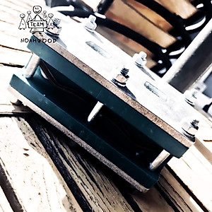 NOAHWOOD Fingerboard Complete Toys (Kickflip Deck,33mmTrucks,NWiii Handmade Wheels a Set) (Yellow House, 100x34mm)