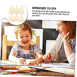 KJHBV 6pcs Home Accessories Decor Wooden Decor in Bulk Craft Wood Chopping Board Set Small Chopping Board Wood Chips Cutting Board Decorate Small Cheese Dining Table Wood