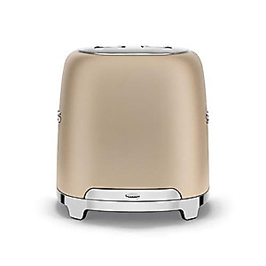 Smeg 2-Slice Toaster Matte Champagne