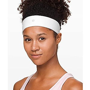 Lululemon Fly Away Tamer Headband (White)