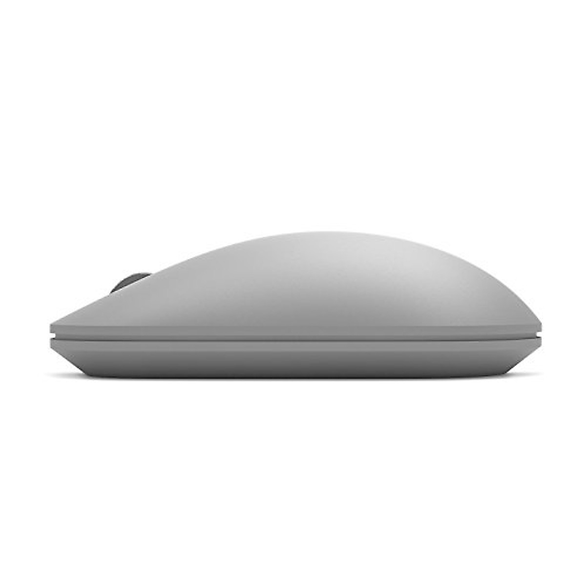 Microsoft Modern Mouse, Silver. Comfortable Right/Left Hand Use Design with Metal Scroll Wheel, Wireless, Bluetooth for PC/Laptop/Desktop, Works with Mac/Windows 8/10/11 Computers