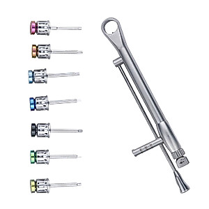 BONEW Global Universal Implant Screw Drivers Repair Tool Kit Screwdrivers Colorful Prosthetic Kit Torque Wrench 16pcs for a Set