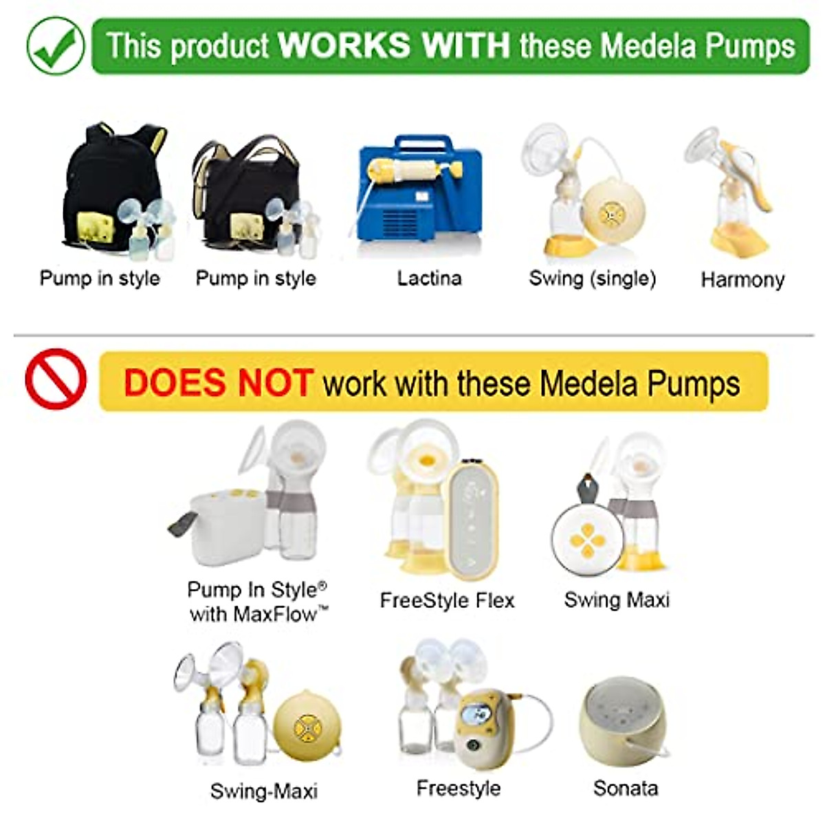 Maymom Membranes Compatible with Medela Breastpumps, Suitable for Lactina, Manual Freestyle, Symphony, Swing, Pump in Style Pumps, Part # 87088 (White, 16pc)