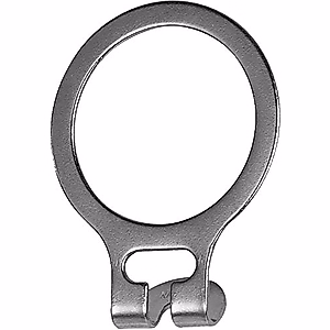 The Great American Hanger Company Anti-Theft Metal A-Ring with Chrome Finish, (Box of 50) 1.5 Inch Security Rings to Hold Nail Hook Hangers for New Installations or Removable Bars