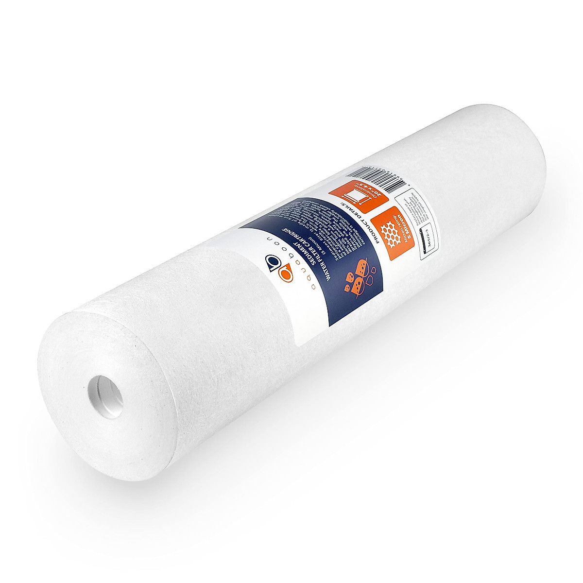 AQUABOON 5 Micron 20" x 4.5" KDF, Sediment & CTO Carbon Block Replacement Filter Cartridges Set | 1 set, 3 filters in a Set | COMPATIBLE WITH: EP20-BB, 2C-20BB, 155358-43, DGD-5005-20