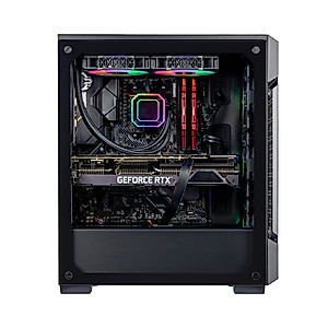 Velztorm Ferrux Custom Built Gaming Desktop PC Liquid-Cooled (AMD Ryzen 9-5900X 12-Core, 32GB DDR4, 1TB PCIe SSD+3TB HDD (3.5), GeForce RTX 3080 10GB, WiFi-N, 240mm AIO, RGB Fans, 750W PSU, Win10H)