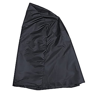 GAFOKI Outdoor Grills 1pc for Use Heavy Wood Grill Garden Patio Outdoor Polyester and Hoop Tarp Burner Indoor Black Holder Practical Log Cover Storage Yard Round Portable - Duty Gas Grill