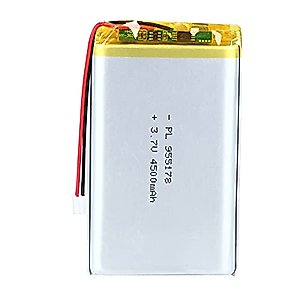 YTKavq 3.7v 4500mah 955178 Lithium Polymer Ion Battery Rechargeable Lipo Battery with PH 2.0mm Pitch Connector
