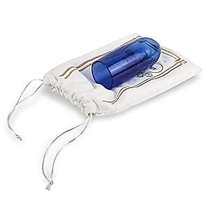 Jewish Wedding Chuppah Glass Breaking Cup in Luxurious White Suede Bag Embroidered with Mazel Tov in Hebrew and English Special Protective Bag Easy Breaking Glass Jewish Huppah Custum By Zion Judaica