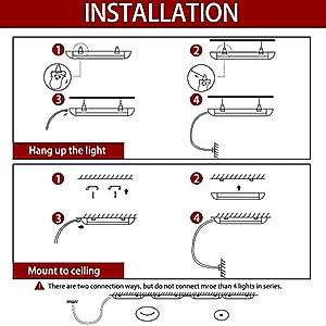 (10 Pack) 8FT LED Shop Light, 100W 13000LM 6000K, Super Bright White, T8 LED Tube Light, No RF & FM Interference Linkable Shop Light, 8 Foot LED Shop Lights for Garage, Shop, Hardwired Installation