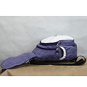 Eshow Women Backpack Ladies Rucksack Chest Bag Canvas Shoulder Bags Anti-Theft Crossbody Bag for Women Girl’s Multifunctional Oxford Fashion Daypack Handbag