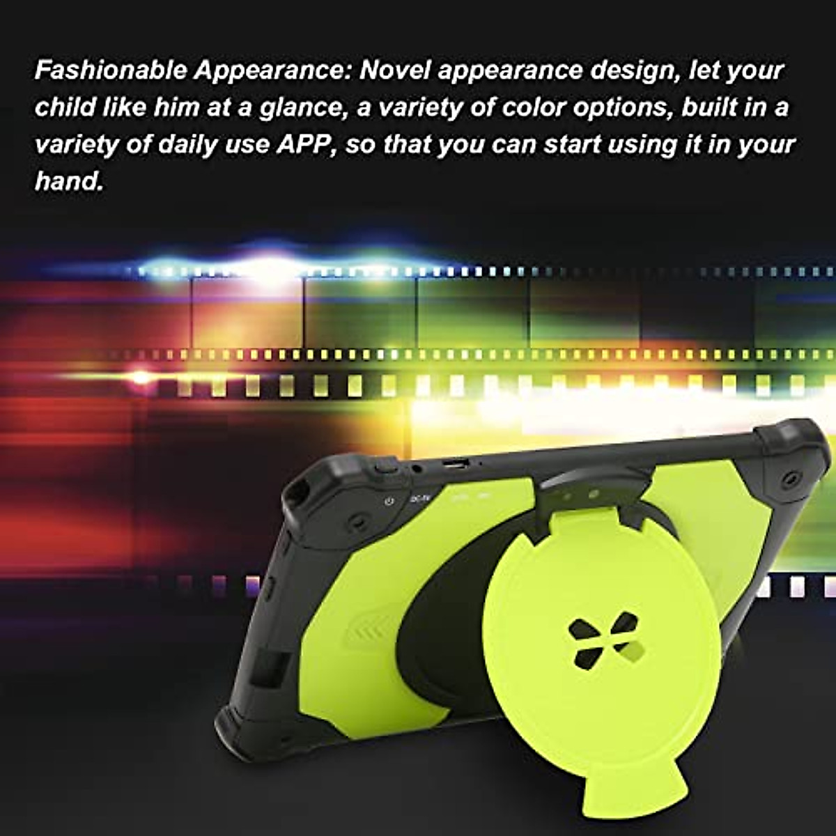 Tablet for 10, 7 Inch Kids Tablet, 2GB RAM 32GB ROM, Octa Core Processor, IPS HD Screen Eye Care, 5G WiFi, for Kids, 5000mAh Battery (Green)