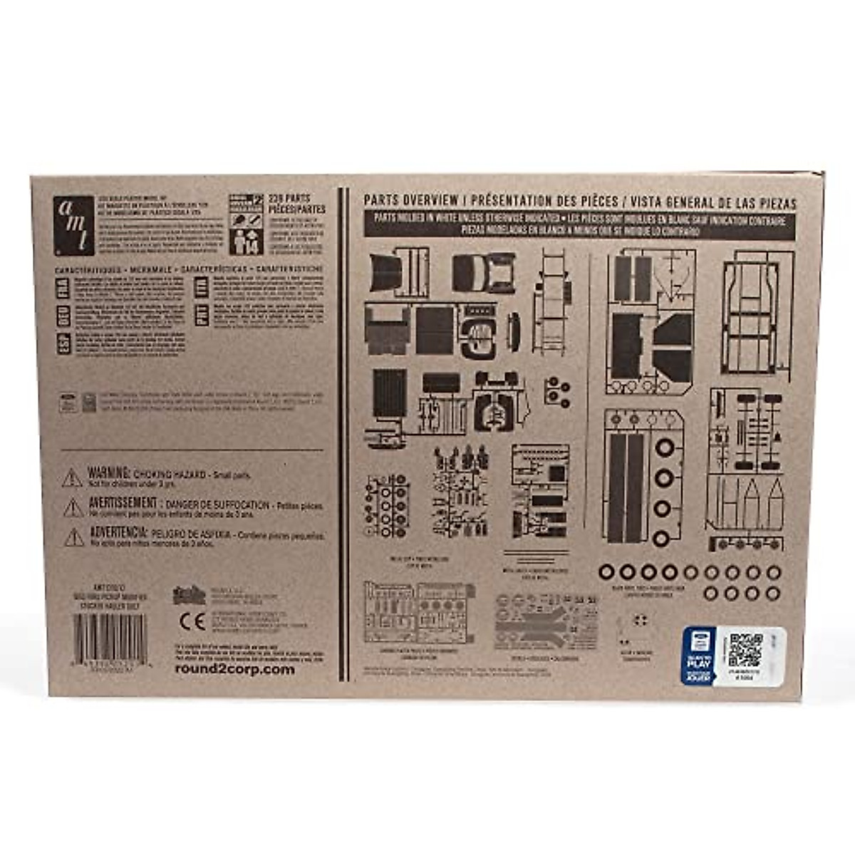 AMT 1953 Ford Pickup Modified Stocker Hauler Gulf 1:25 Scale Model Kit
