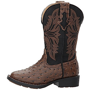Roper Infants Cowbabies Cowboy Cool Boot, Brown, 4