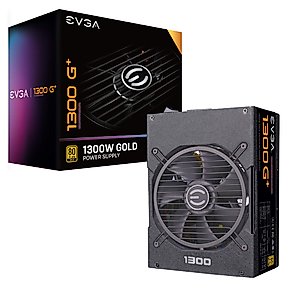 EVGA Supernova 1300 G+, 80+ Gold 1300W, Fully Modular, 10 Year Warranty, Includes Free Power On Self Tester, Power Supply 220-GP-1300-X1