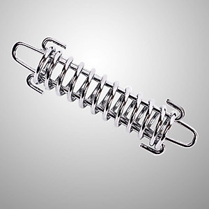 LIOOBO 5Pcs Camping Tent Spring Buckle Set Premium Porch Swing Spring Awning Rope Tensioner for Tarps Tents Wire Racks Camping Accessories