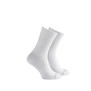 Wrightsock Coolmesh II Crew Blister Free Socks-Light & Breathable Double Layered/Unisex/Durable & Dry/Athletes & Travel