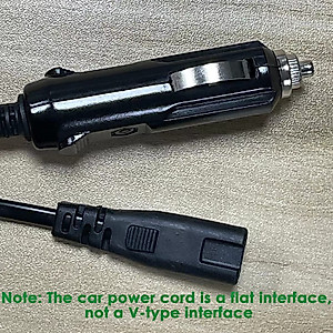 Andmenow 12/24V/Car Use, 110V Home/Office Use Portable Electric Heating Bento Box Power Cable/Electric Lunch Box Power Cord