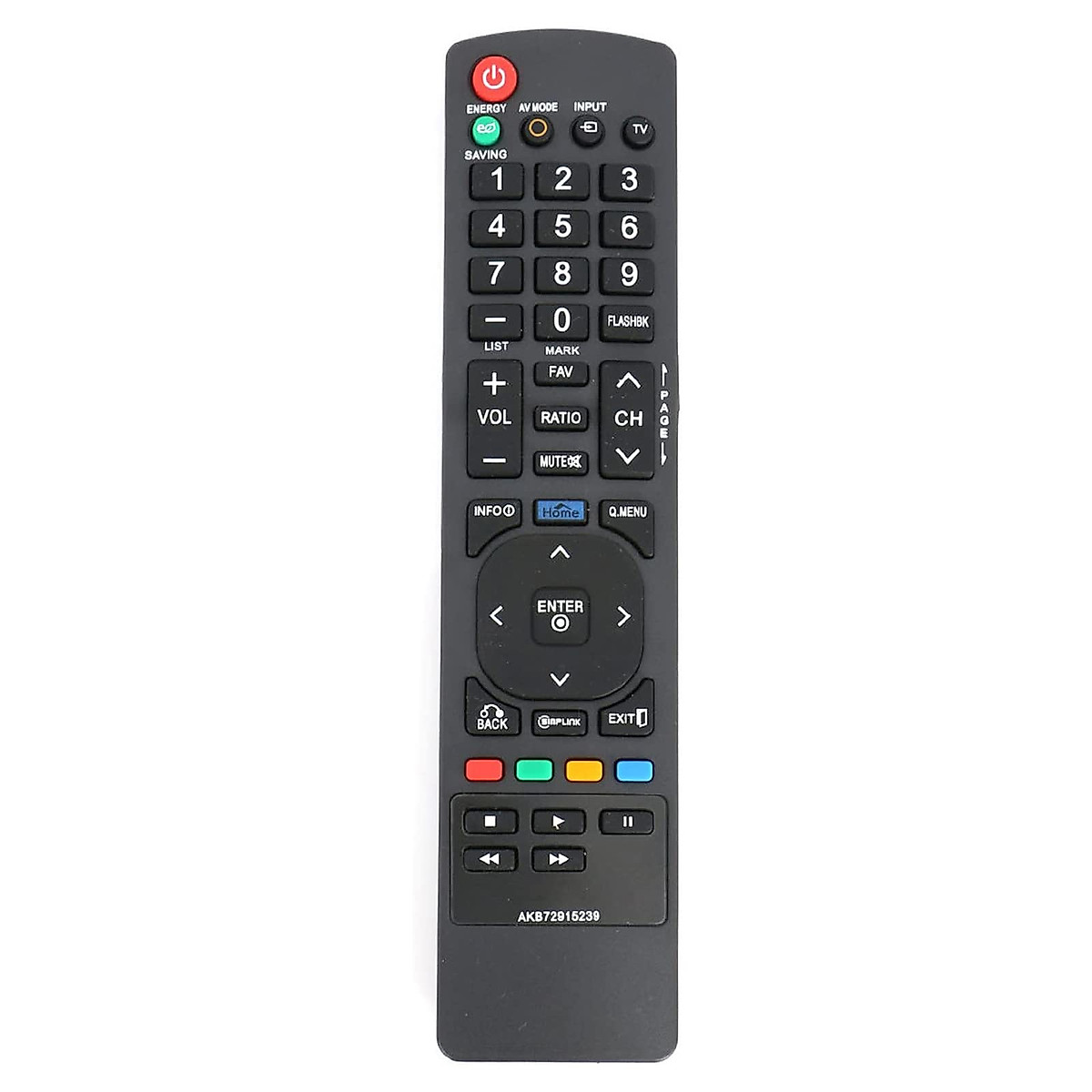 New TV Remote Control AKB72915239 fit for LG 32LK330-UB 32LK330UH 32LK330-UH 32LK430 32LK450 32LK450UB 32LK450-UB 32LK450UH 32LK453C 32LV2500 LCD LED TV