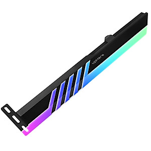 upHere 5V 3-pin Addressable RGB Graphics Card GPU Brace Support Holder,Support Video Card Sag Holder/Holster Bracket-GL28ARGB